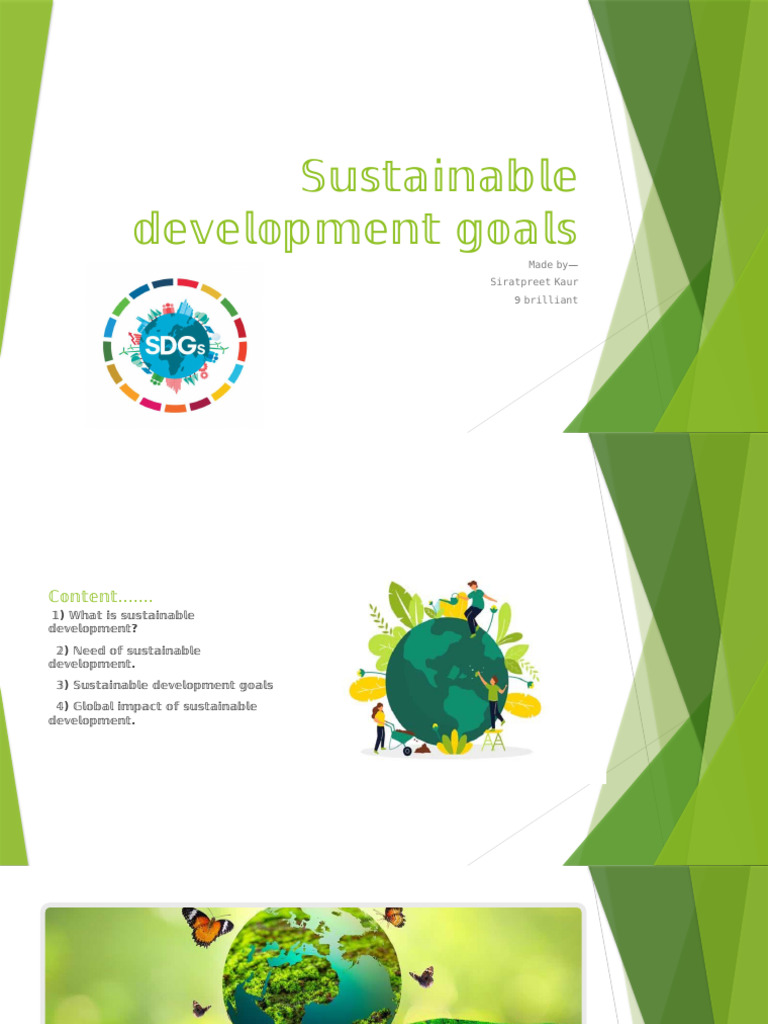 Sustainable Development Goals Explained | PDF | Sustainability ...