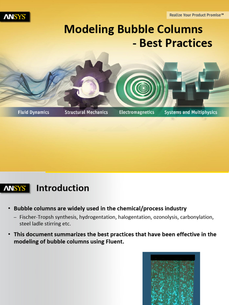 Best Practices for Bubble Column Modeling | PDF | Lift (Force) | Mechanics