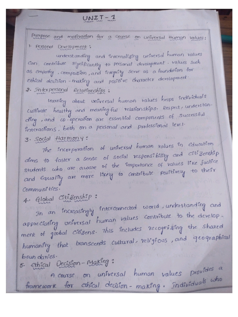 Uhv Unit-1 | PDF
