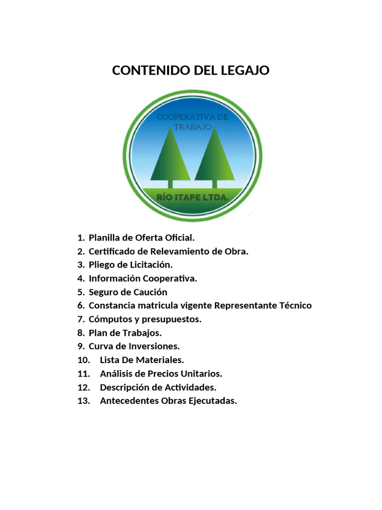 001a ContenidoLegajo | PDF