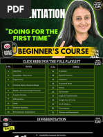 JEE Differentiation Formulas | PDF