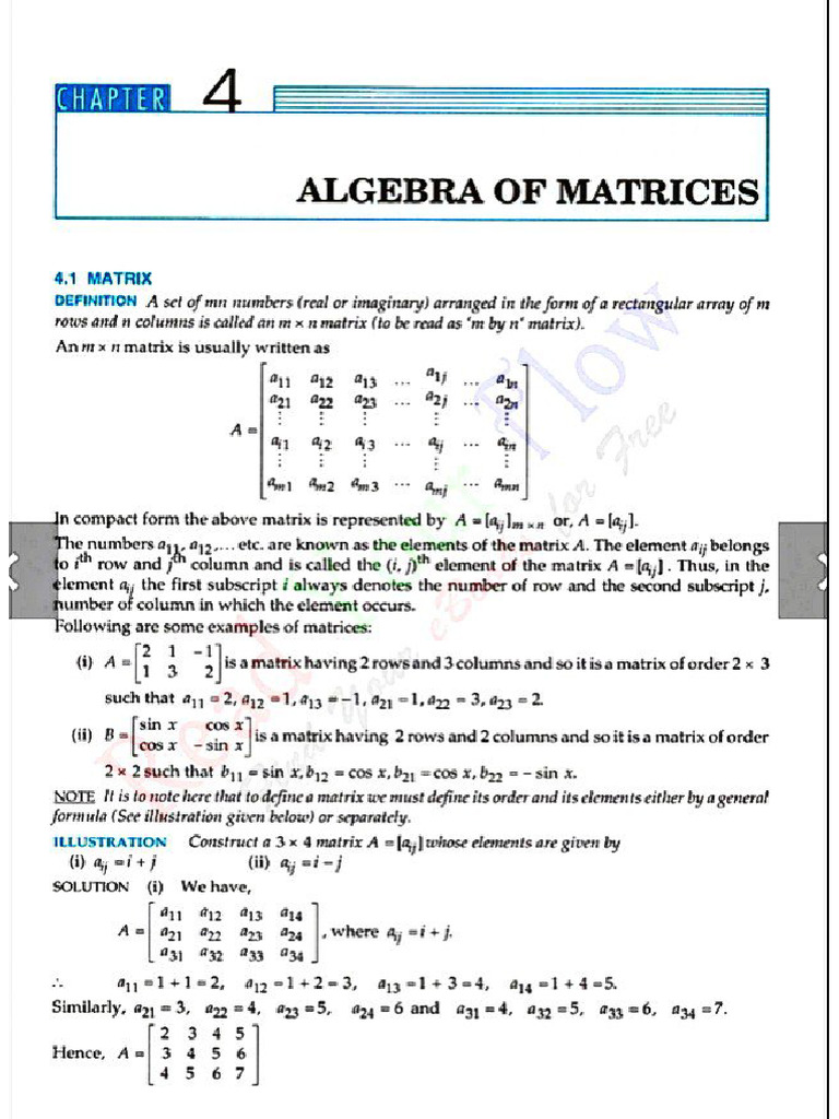Matrices | PDF