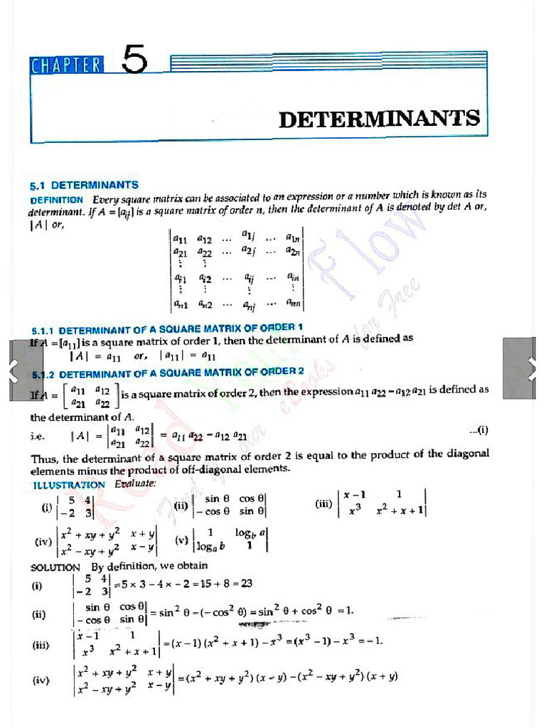 Determinants | PDF