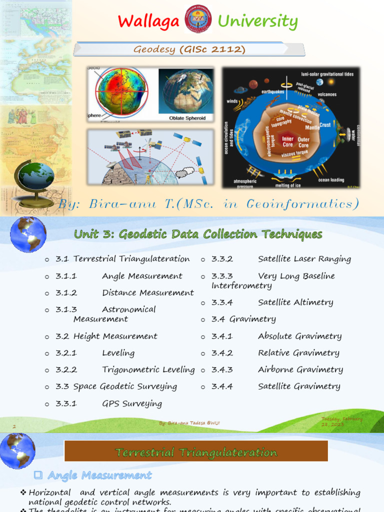 Geodesy 3 | PDF | Geodesy | Longitude