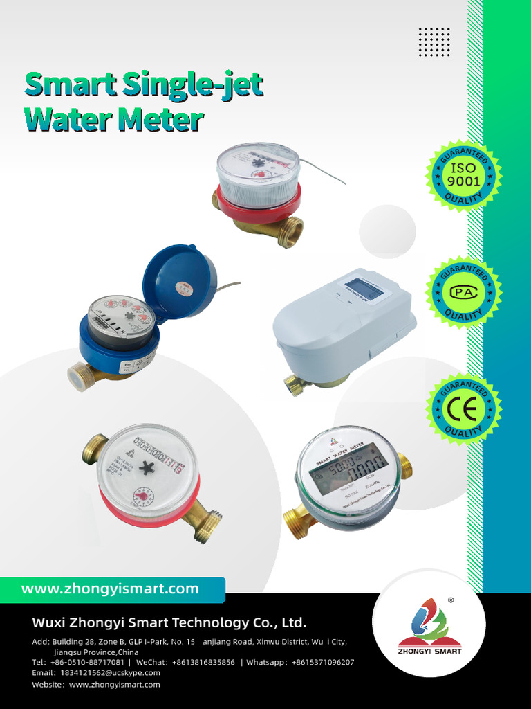 Smart Single-Jet Water Meters in China | PDF | Electrical Engineering