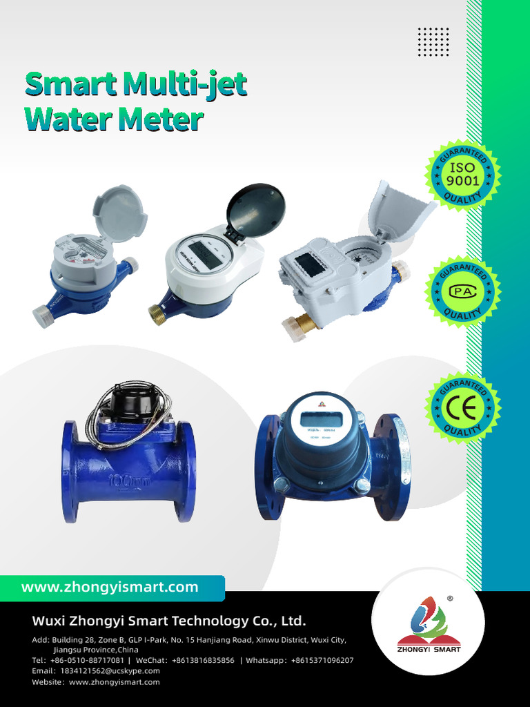 Smart Multi-Jet Water Meter Overview | PDF | Computer Engineering ...