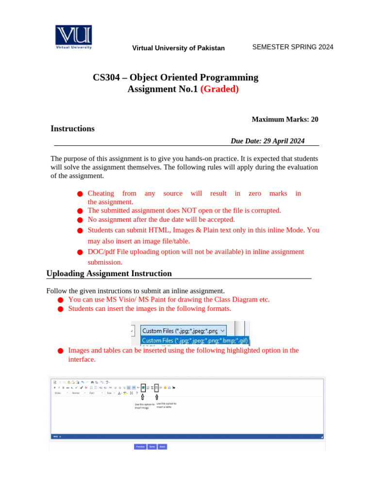 Spring 2024_CS304 assignment solution | PDF | Freelancer | Software ... Spring 2024_CS304 assignment solution | PDF | Freelancer | Software ...