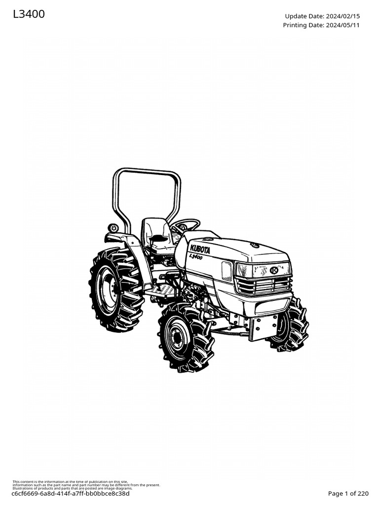 L3400 Engine Parts List 2024 | PDF | Machines | Mechanical Engineering