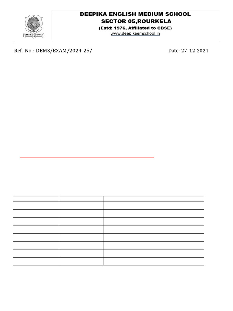 27-12-2024 - Xii-Pre-Board-Ii Revised Notice For Parents | PDF
