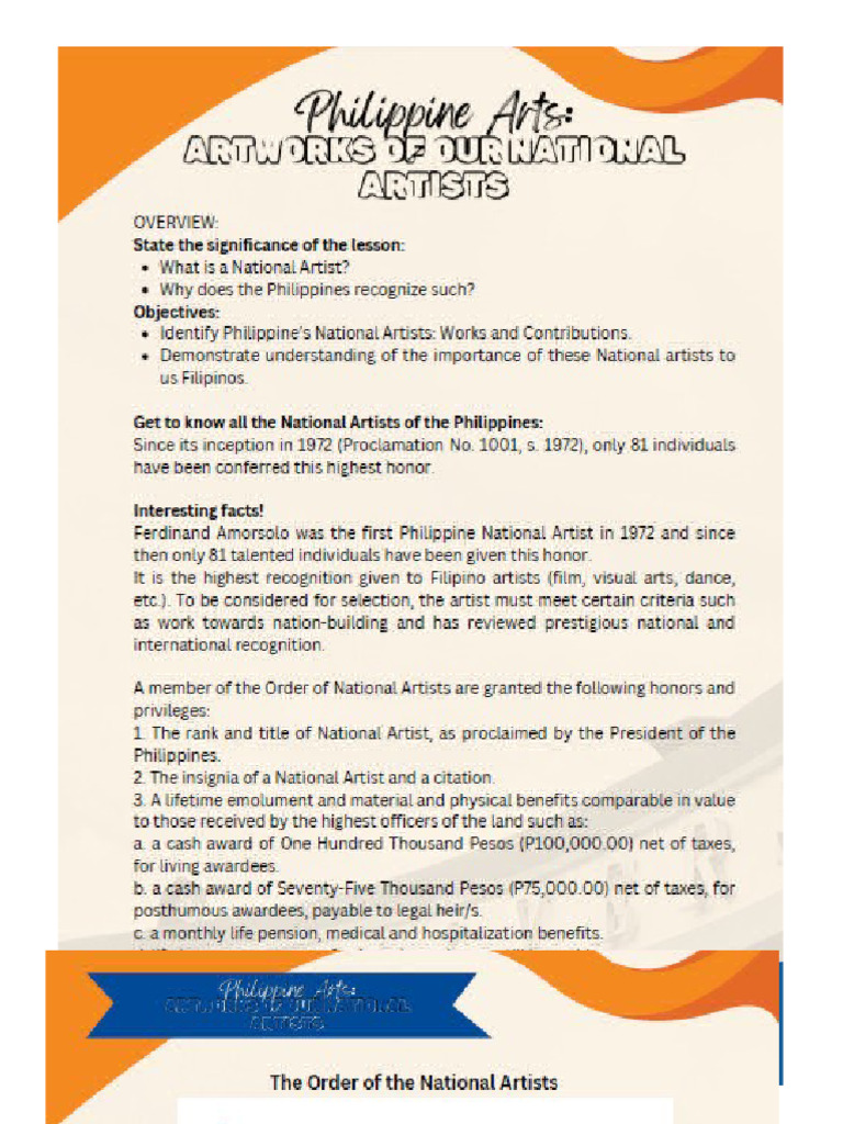 National Artist | PDF