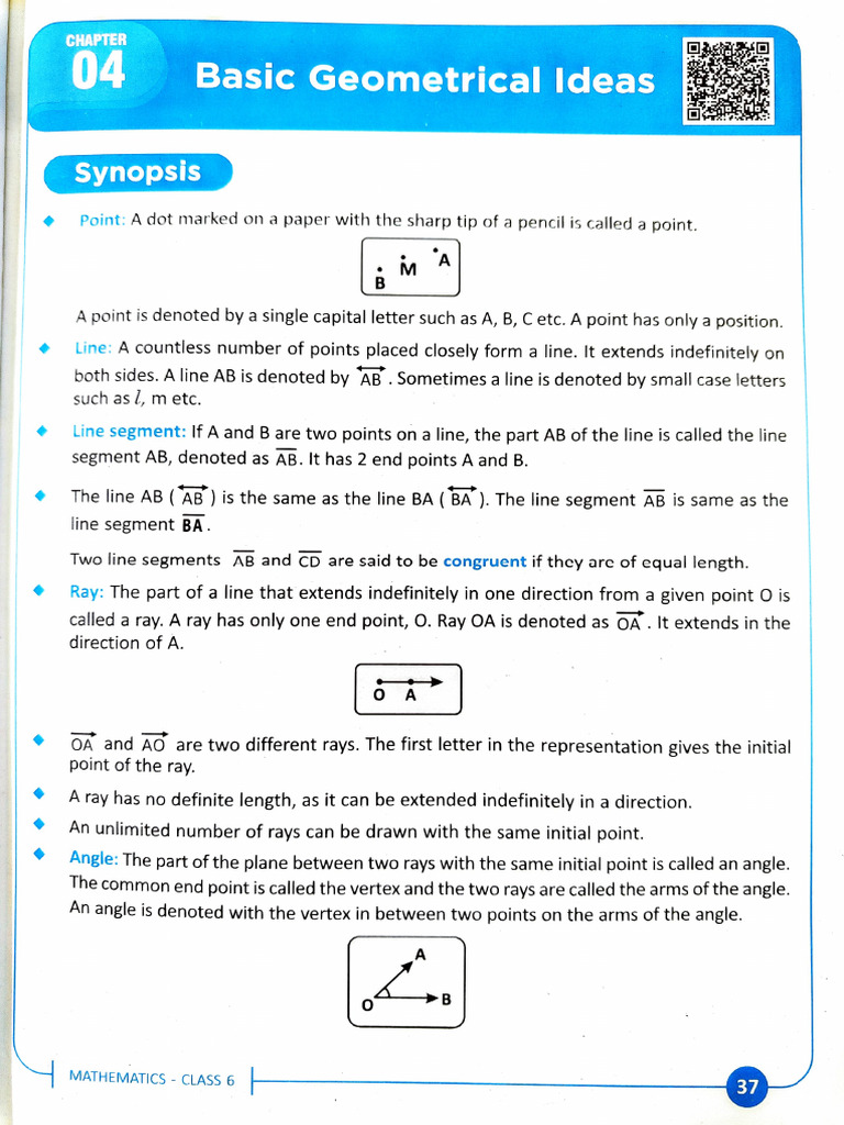 Basic Geometrical Concepts Guide | PDF | Circle | Line (Geometry)