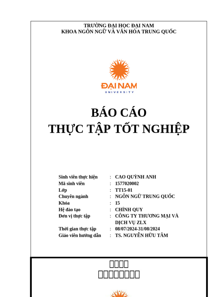 Cao Qu NH Anh - 1577020002 - BCTT | PDF