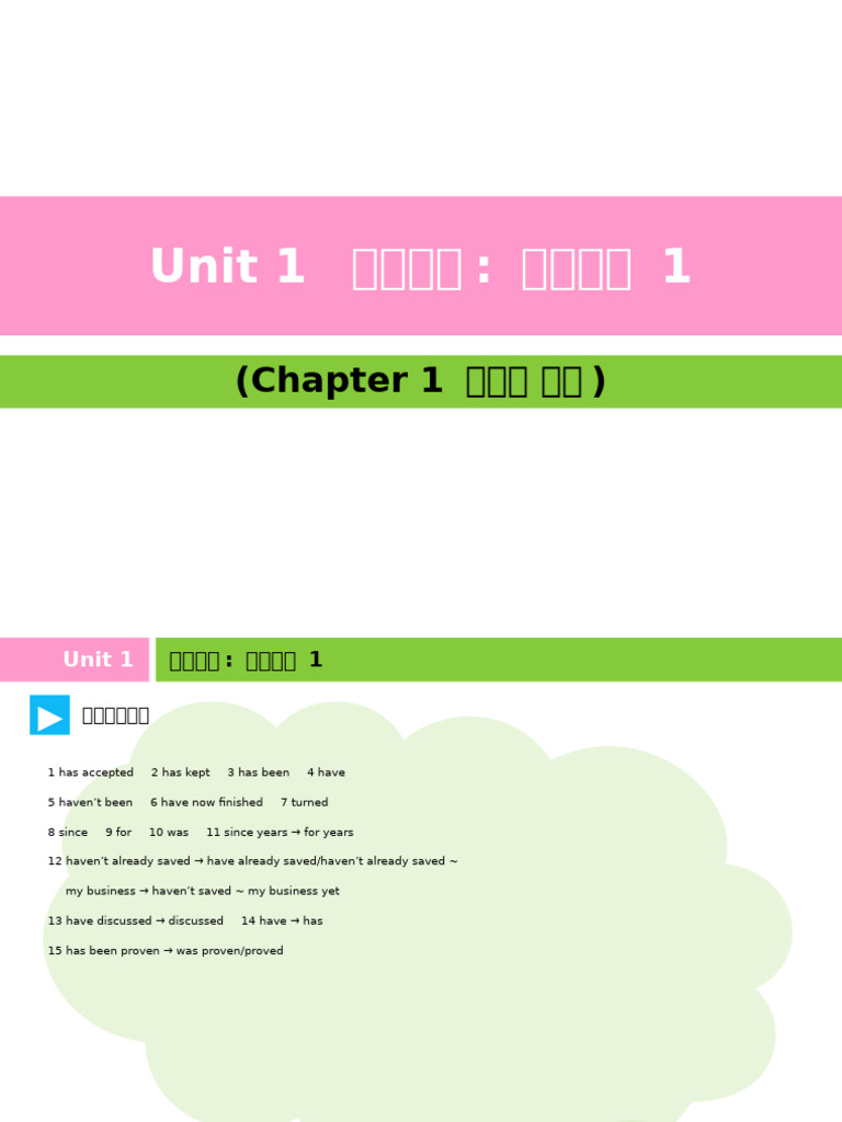 (3A) Answer Keys - Chapter1 | PDF