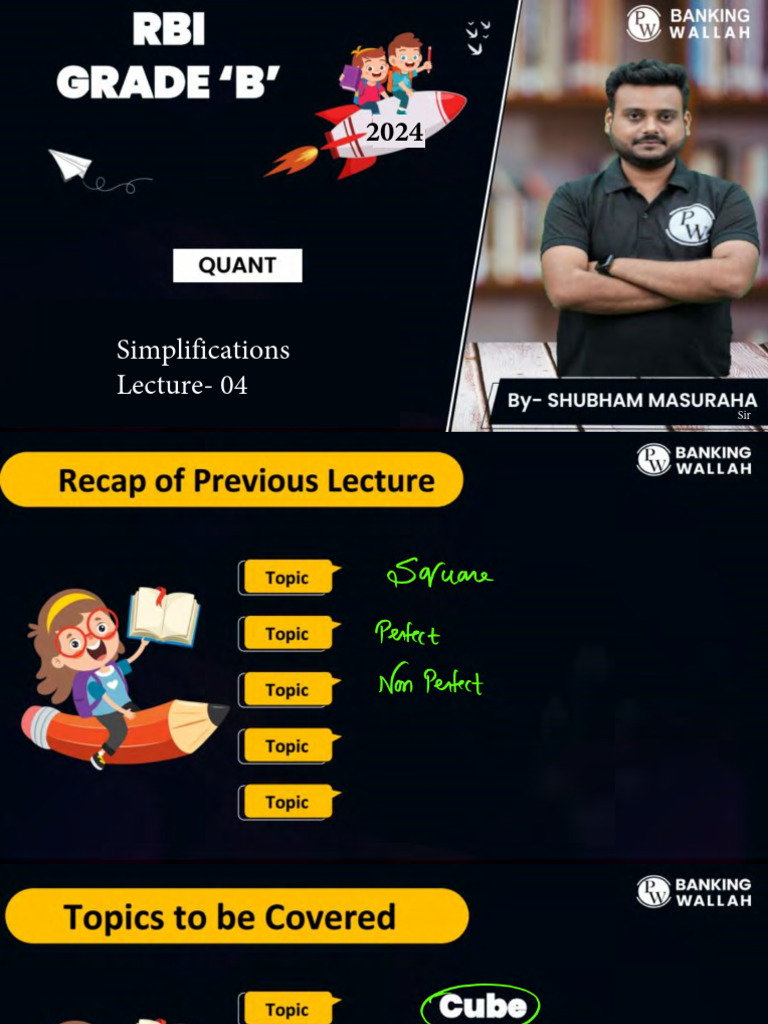 Simplification 04 - Class Notes | PDF