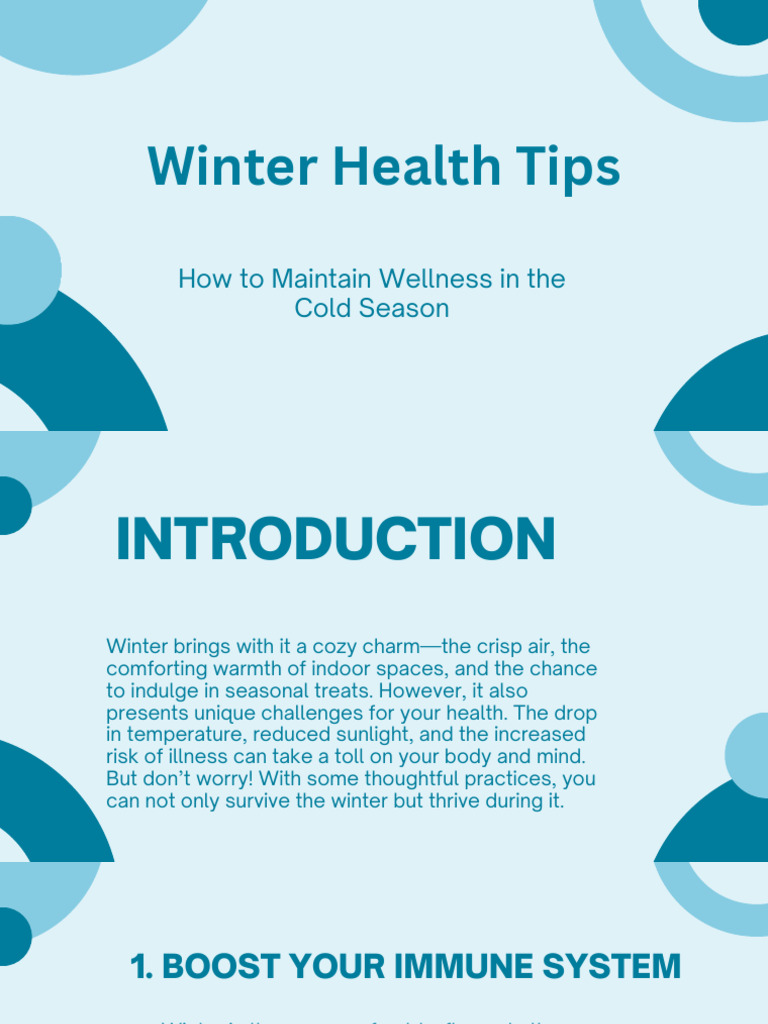 Winter Health Tips | PDF