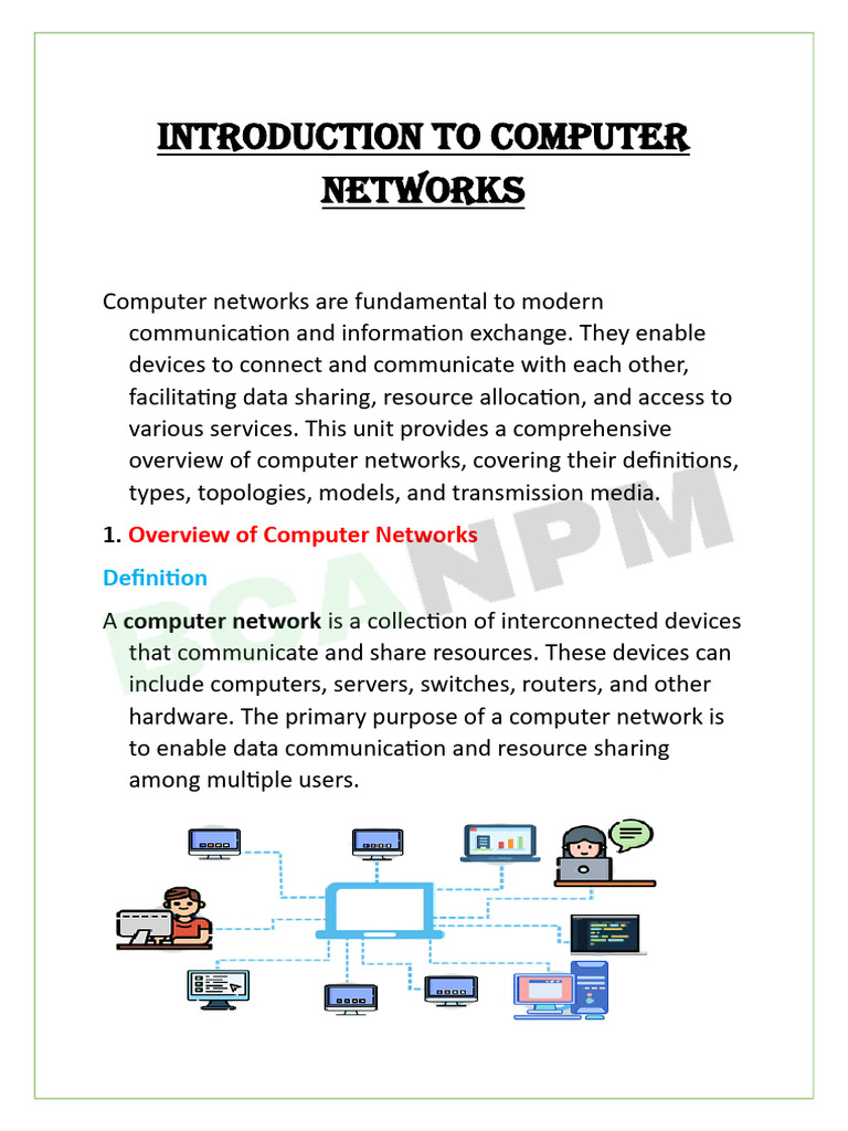1-IntroductIon to computer network | PDF | Osi Model | Computer Network