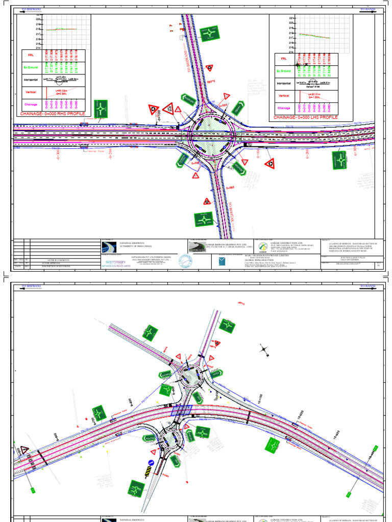 Rotary Junction Plan & Profile | PDF