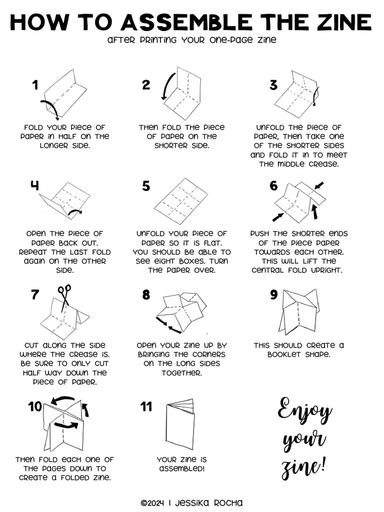How To Assemble The Zine | PDF
