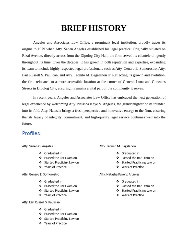 OJT History and Organizational Chart | PDF