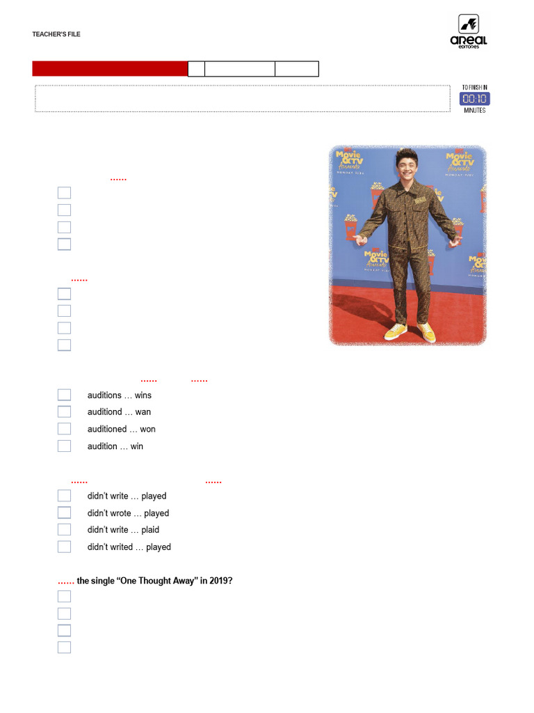 Ficha4 (Past Simple) | PDF