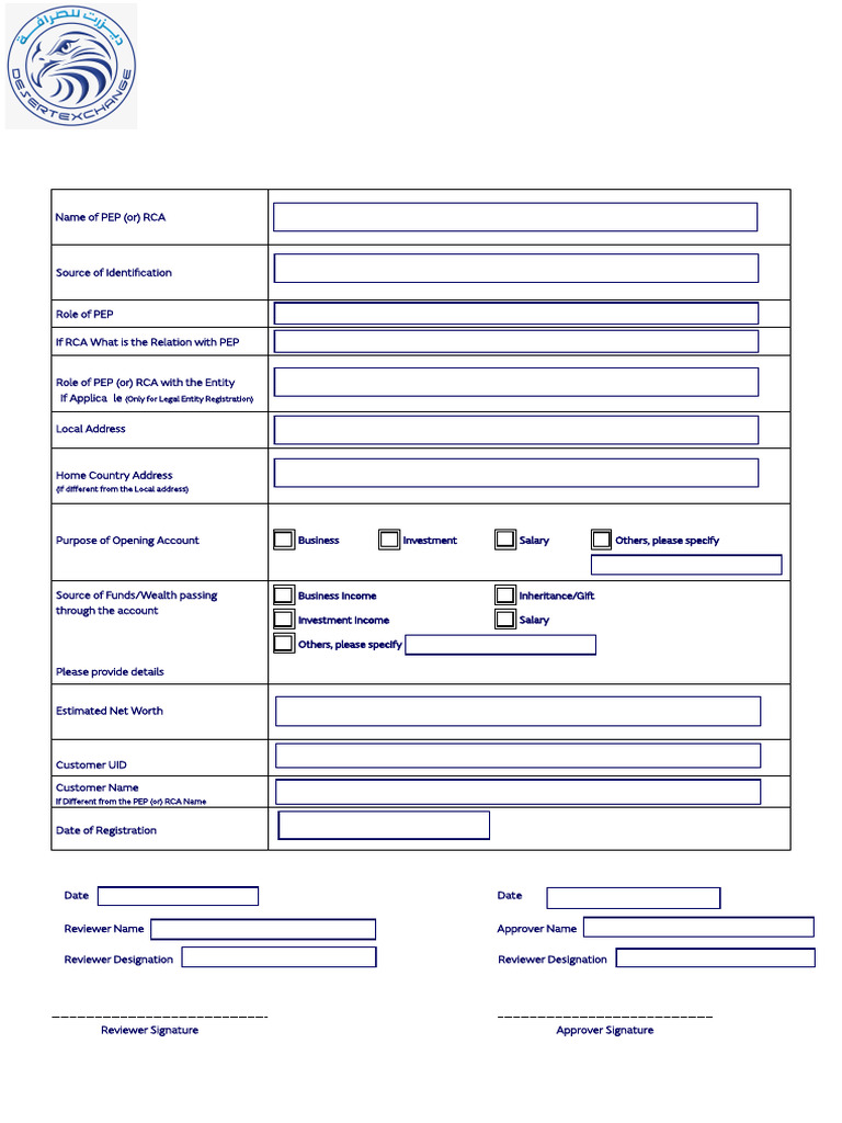 PEP Approval Form | PDF