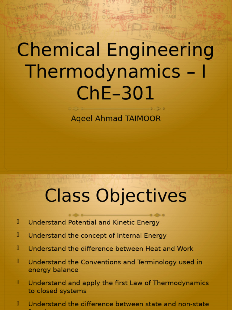 Energy Balance, First Law | PDF | Heat | Thermodynamic Equilibrium