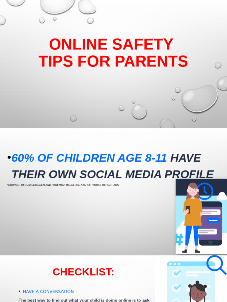 Online Safety Tips For Parents | PDF | Internet | Social Media