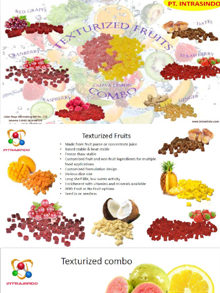 Intrasindo - Texturized Brochure - Ice Cream | PDF