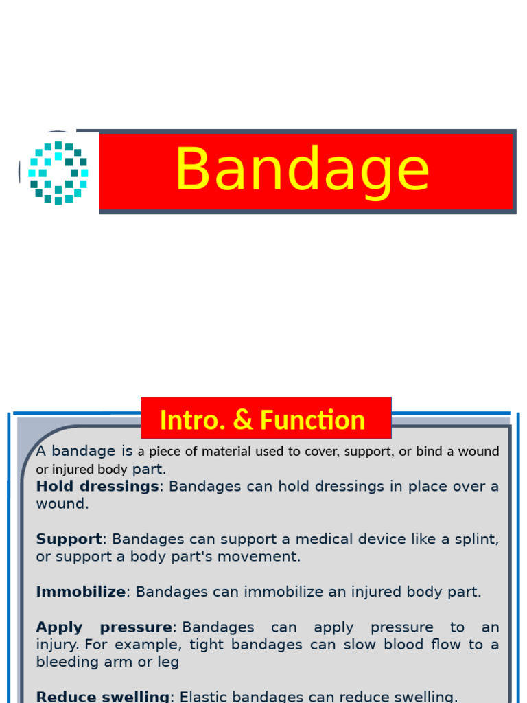 9.Bandage | PDF | Wound | Clinical Medicine