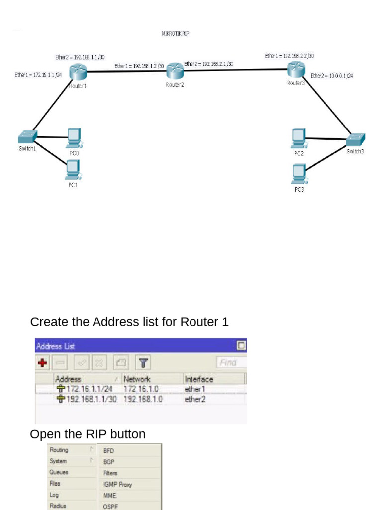 V-A Dynamic Routing RIP | PDF
