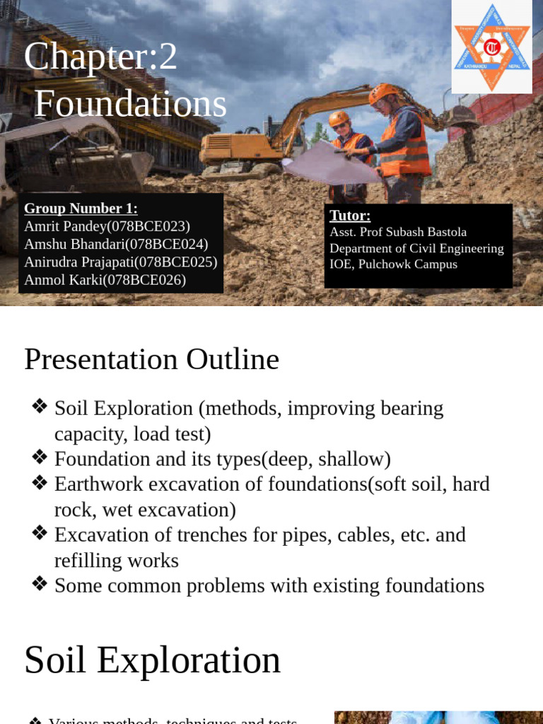 Foundation (Group 1) | PDF | Deep Foundation | Foundation (Engineering)
