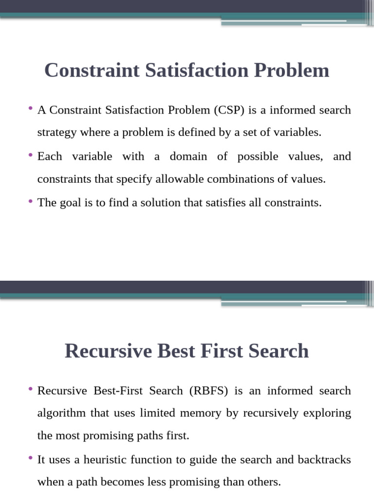 Constraint Satisfaction Problem | PDF
