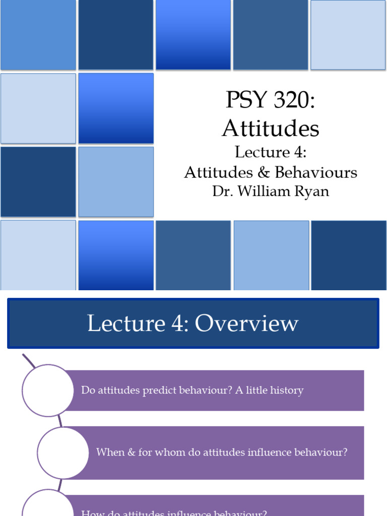 Attitudes and Their Impact on Behavior | PDF | Attitude (Psychology ...