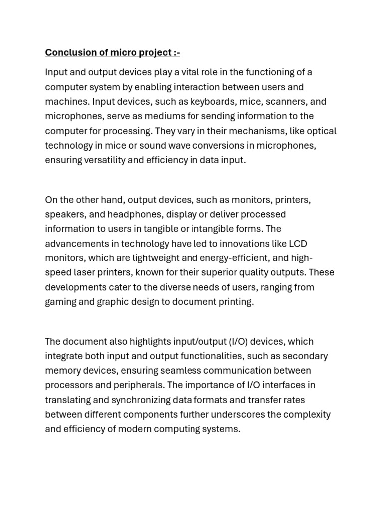 Ict Conclusion | PDF