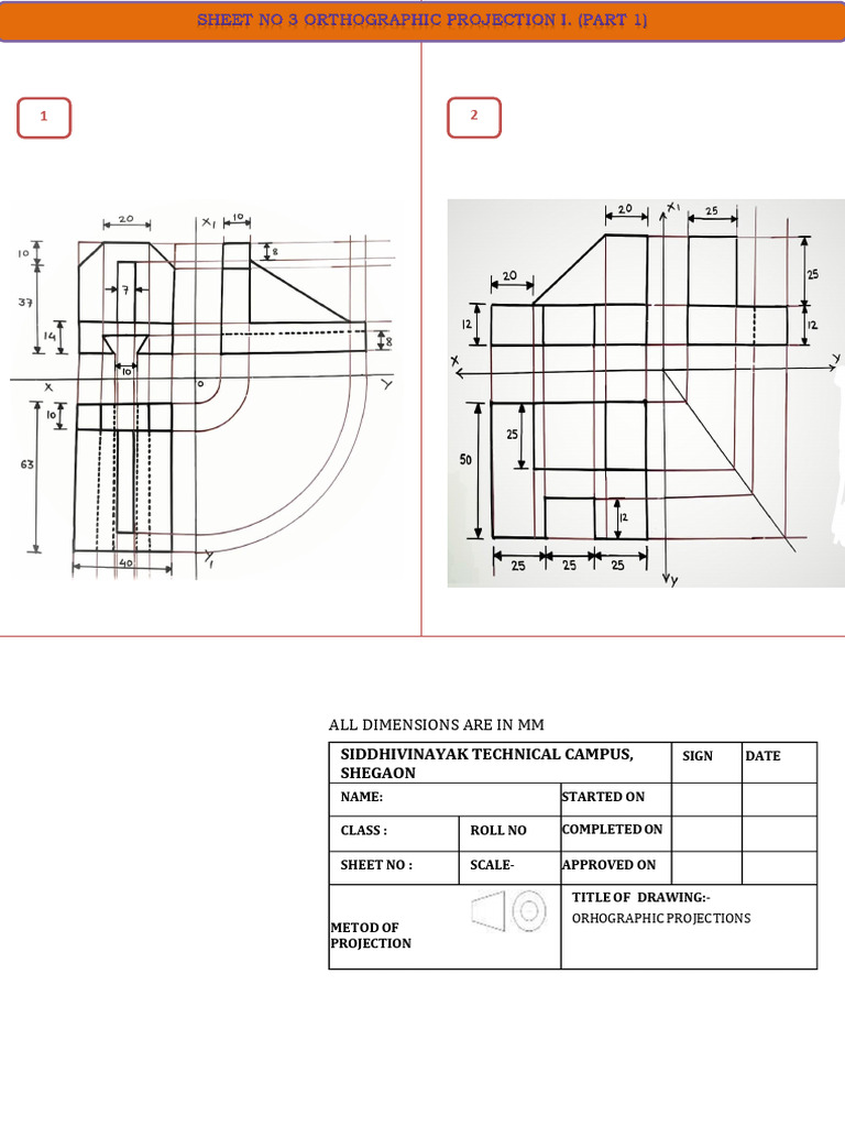 Sheet No 3 Ortho Graphics 311006 STC | PDF