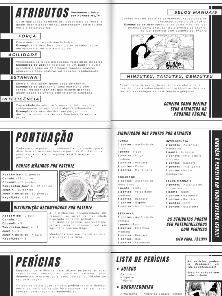Atributos e Perícias | PDF