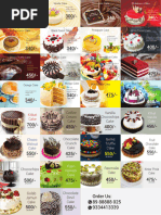 Caesars Confectionery Cake Menu | PDF | Cakes | Sausage