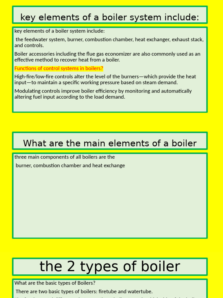 Key Components and Types of Boilers | PDF | Boiler | Water Heating