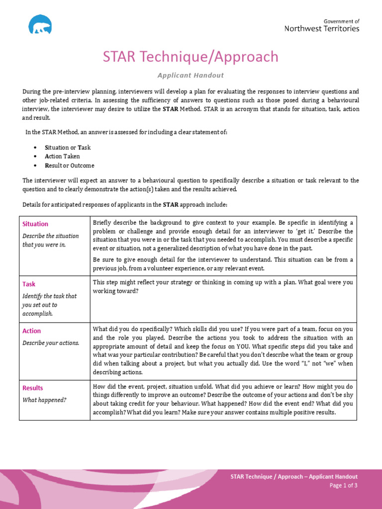 X Star - Applicant Handout - Updated November 1 2017 | PDF | Behavior ...