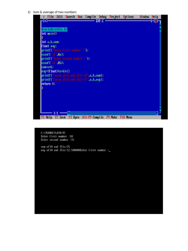 cp practical output | PDF