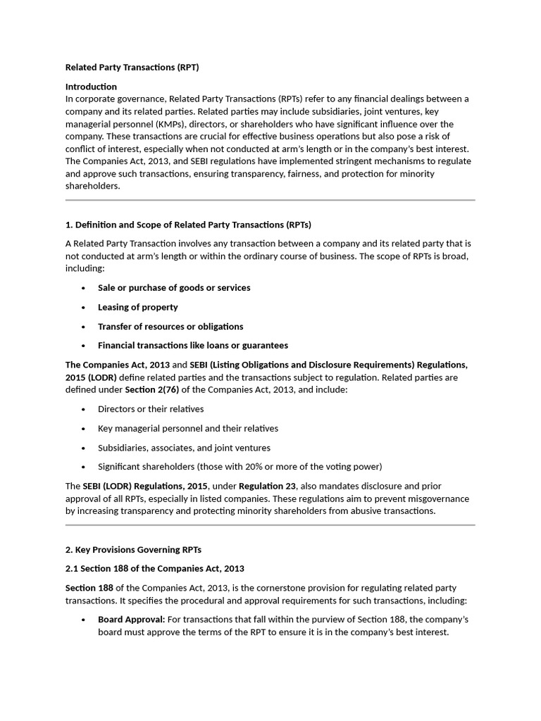 3 Related Party Transactions adheesha (1) bak up presentation | PDF ...