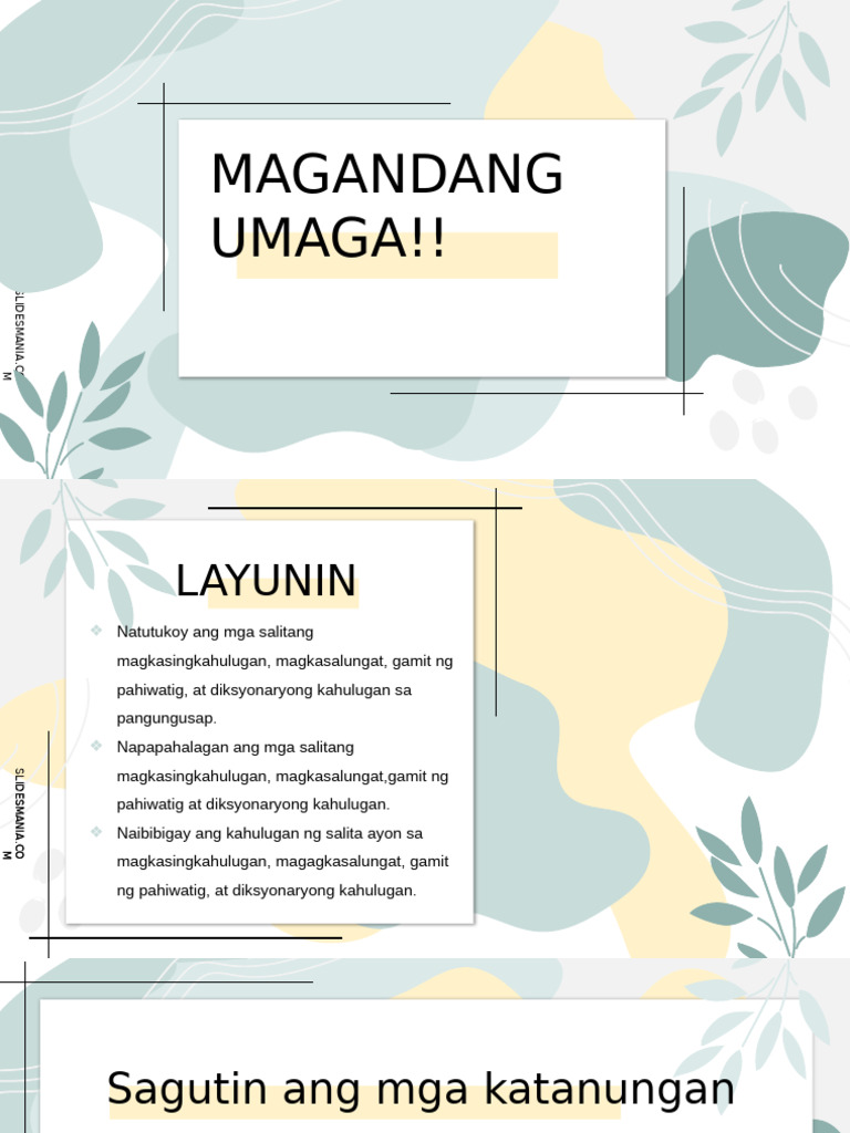 Demo Teaching Filipino | PDF