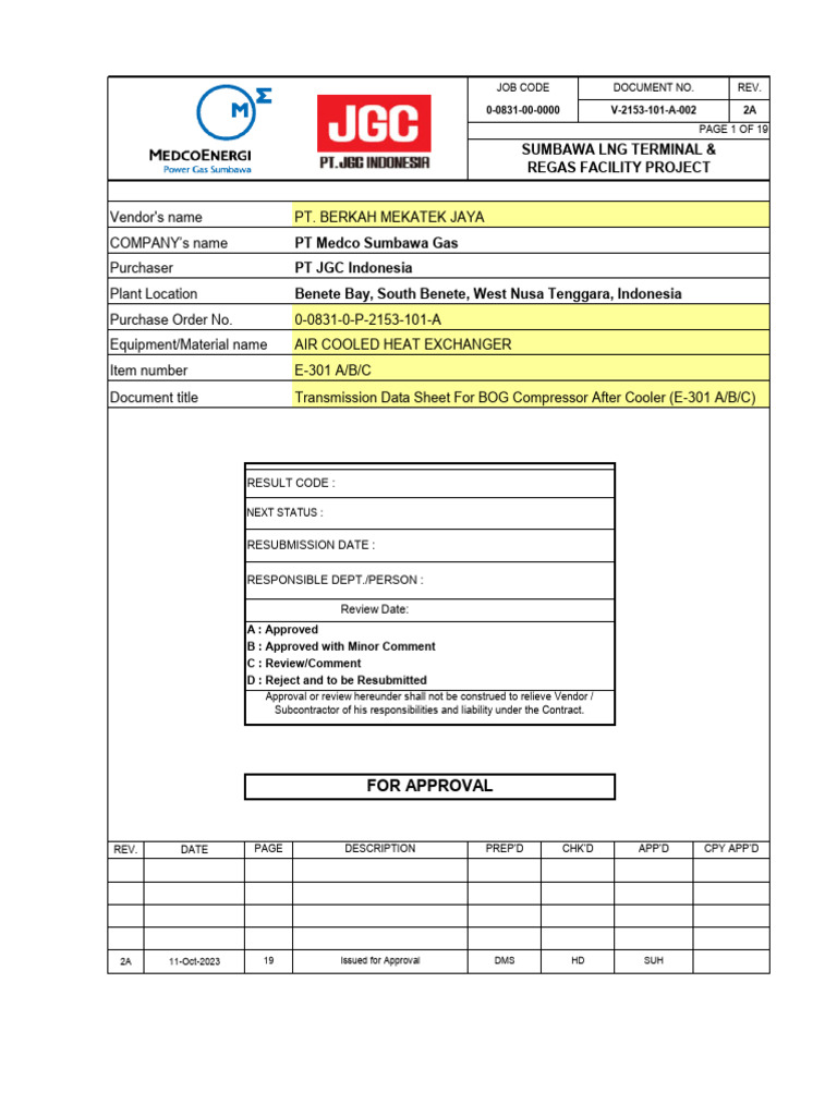 V-2153-101-A-002 - 2A - Transmission Datasheet | PDF | Belt (Mechanical ...
