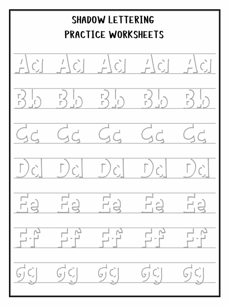 Shadow Lettering | PDF