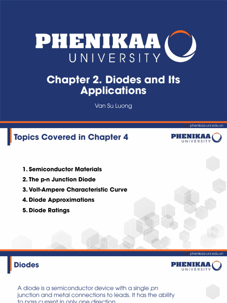 Chapter 2. Diodes and Its Applications-rev | PDF | P–N Junction | Rectifier