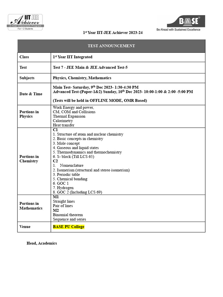 Test 7 | PDF