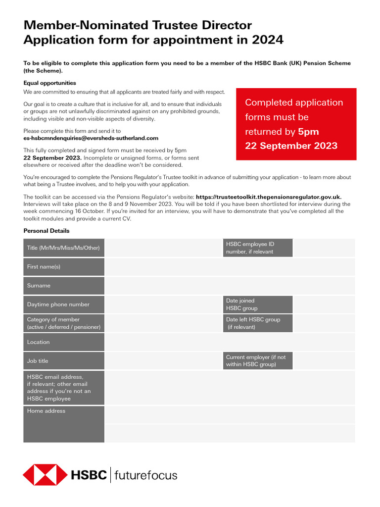 MND Application Form - FINAL | PDF | White People | Pension
