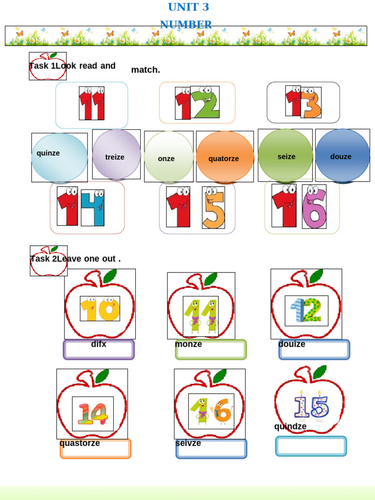 UNIT 3 NUMBERS (Recovered) | PDF