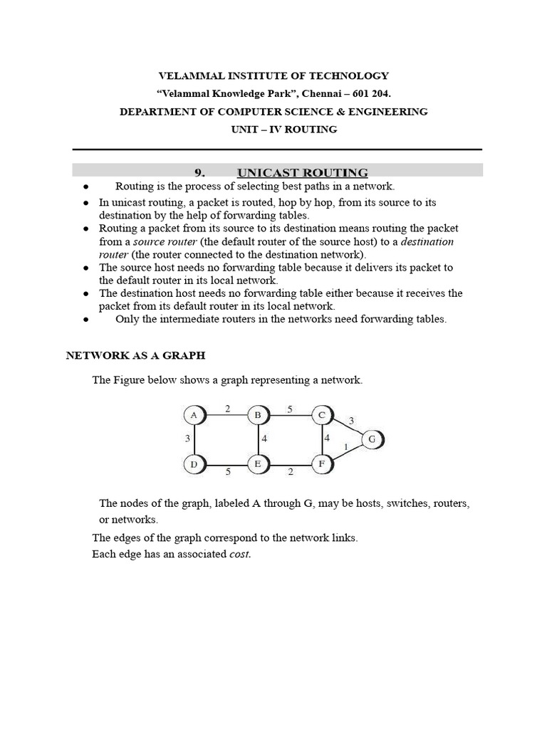 Un4 cn | PDF | Routing | Multicast