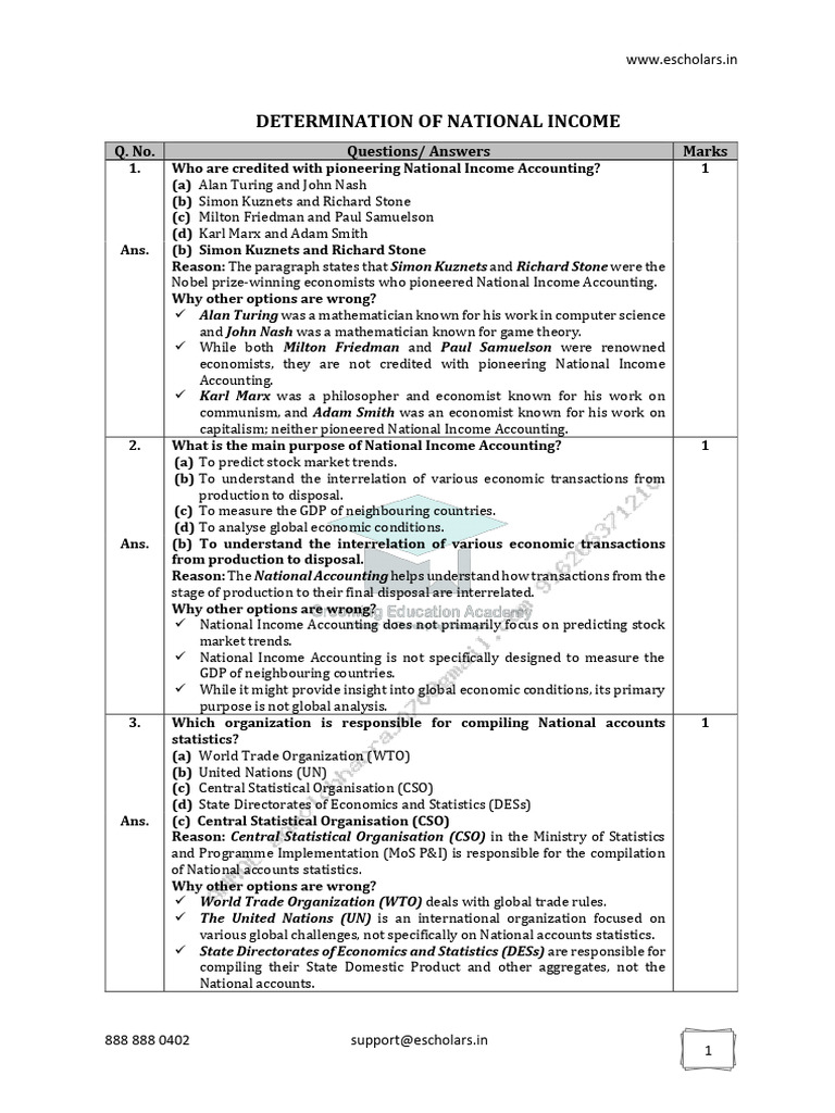 E Book Assignment-1 | PDF | Gross Domestic Product | Measures Of National Income And Output